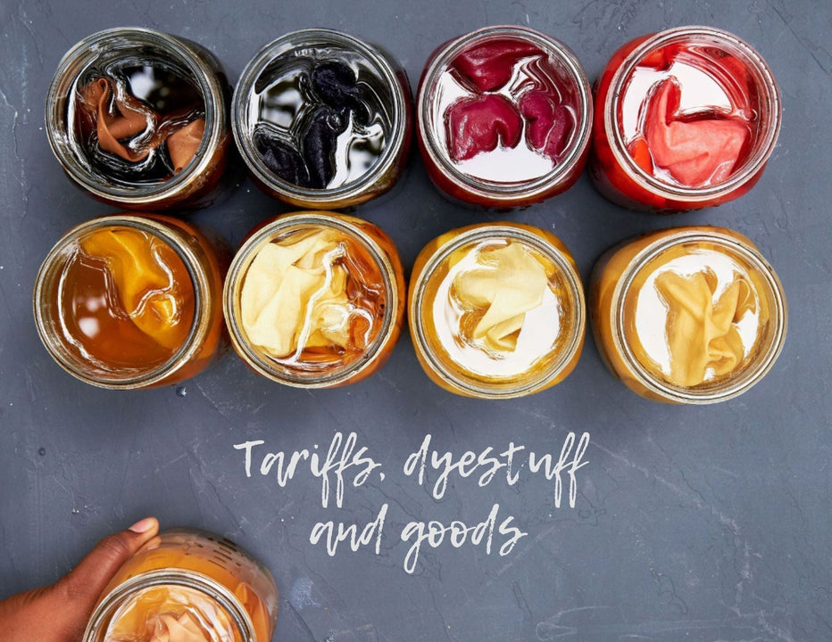 studio challenges: tariffs, dyestuff and goods – Modest Transitions